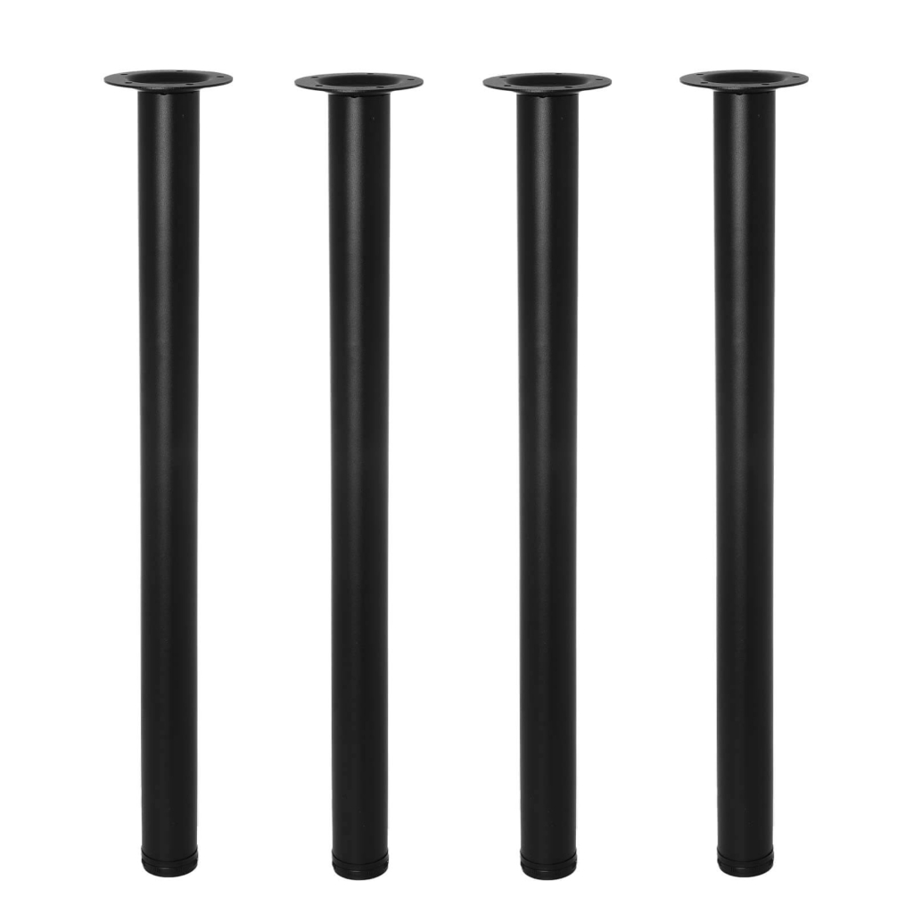 MEETWARM 28 Inch Tall Height Adjustable Metal Office Table Legs, 50mm ...